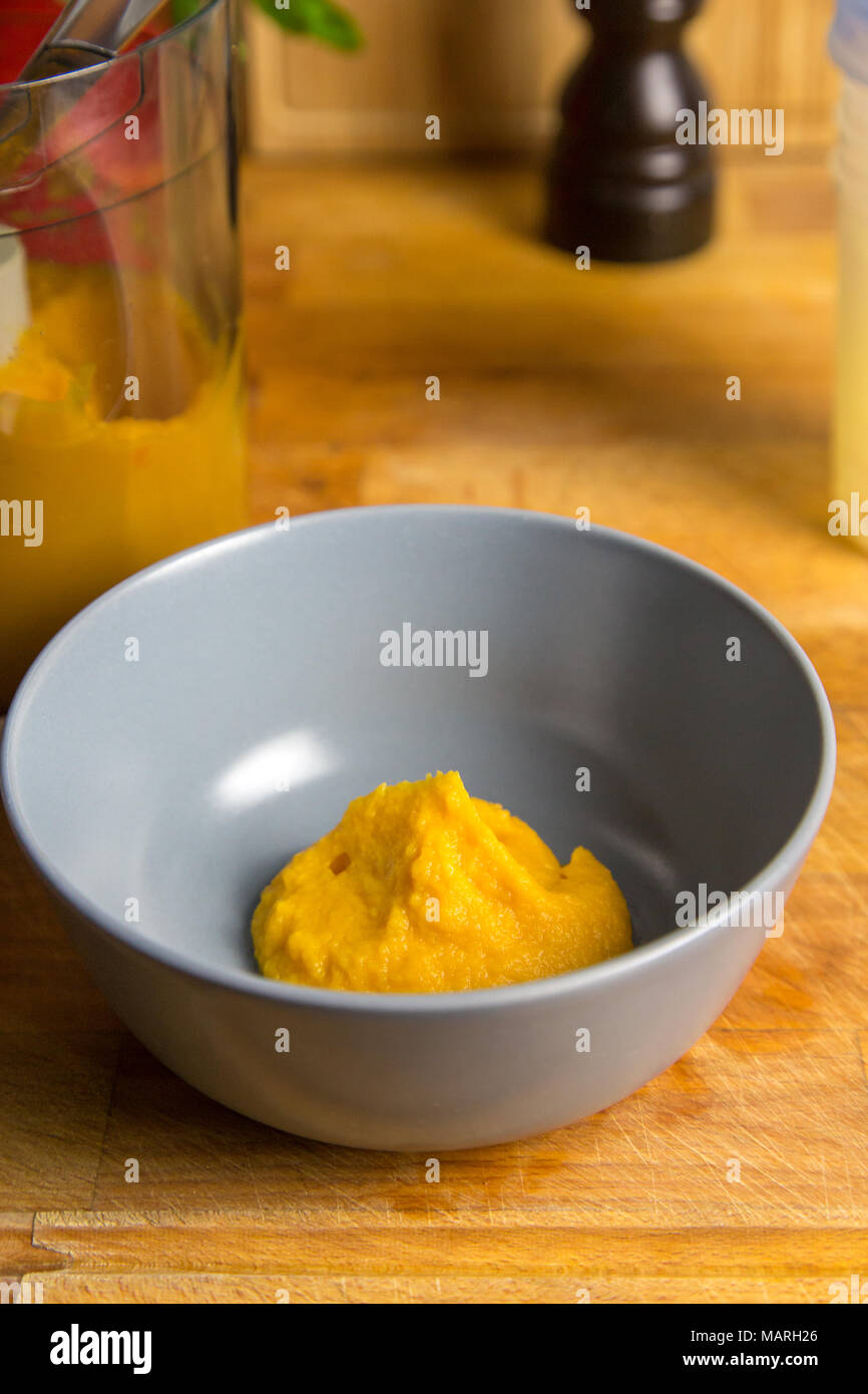 Baby mash selfmade Stock Photo - Alamy