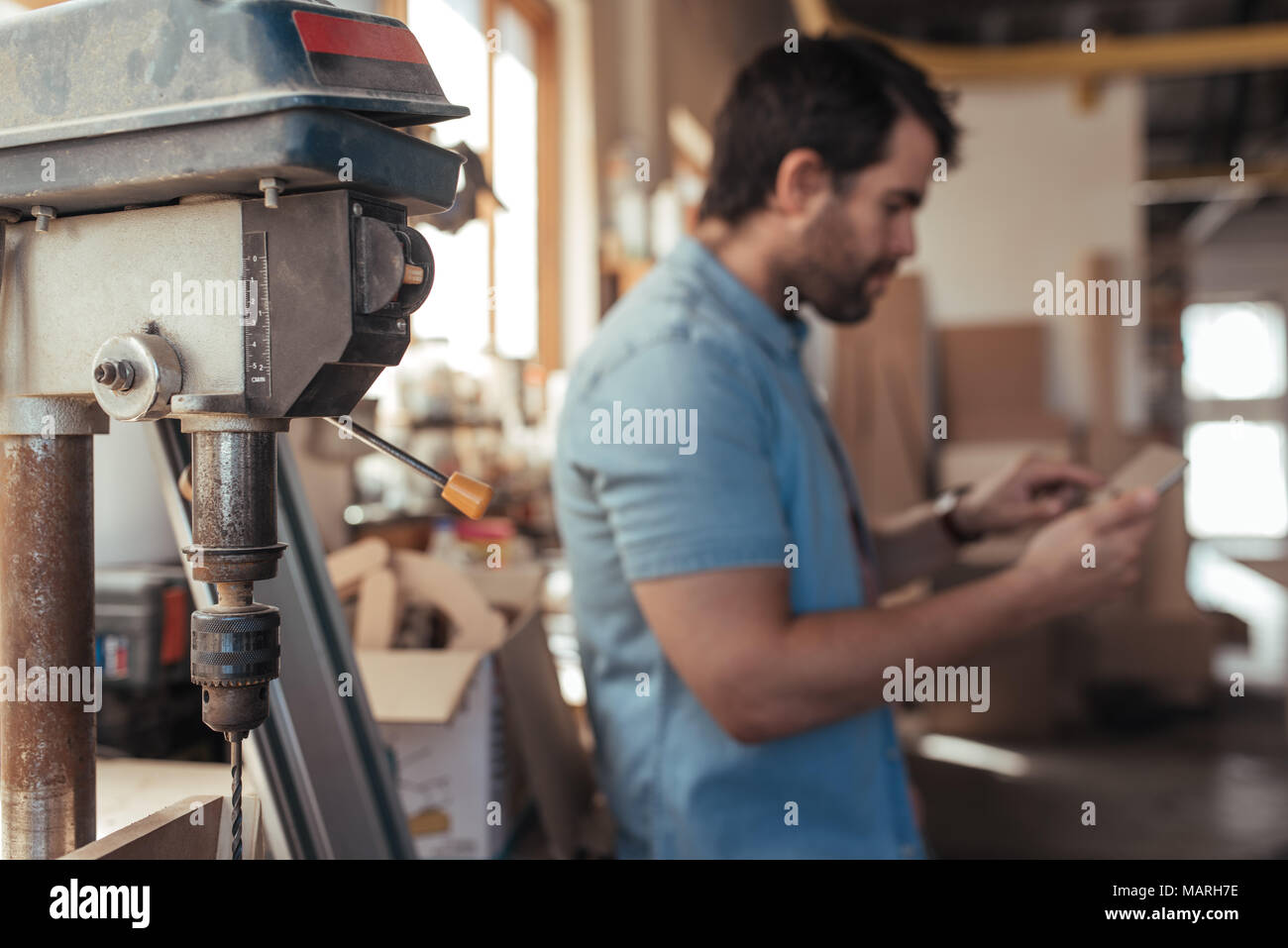 Carpentry tools bench hi-res stock photography and images - Alamy