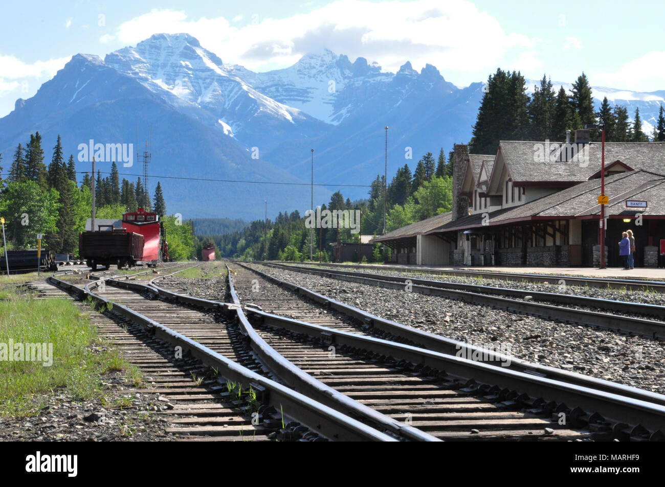 Train station banff hi-res stock photography and images - Alamy