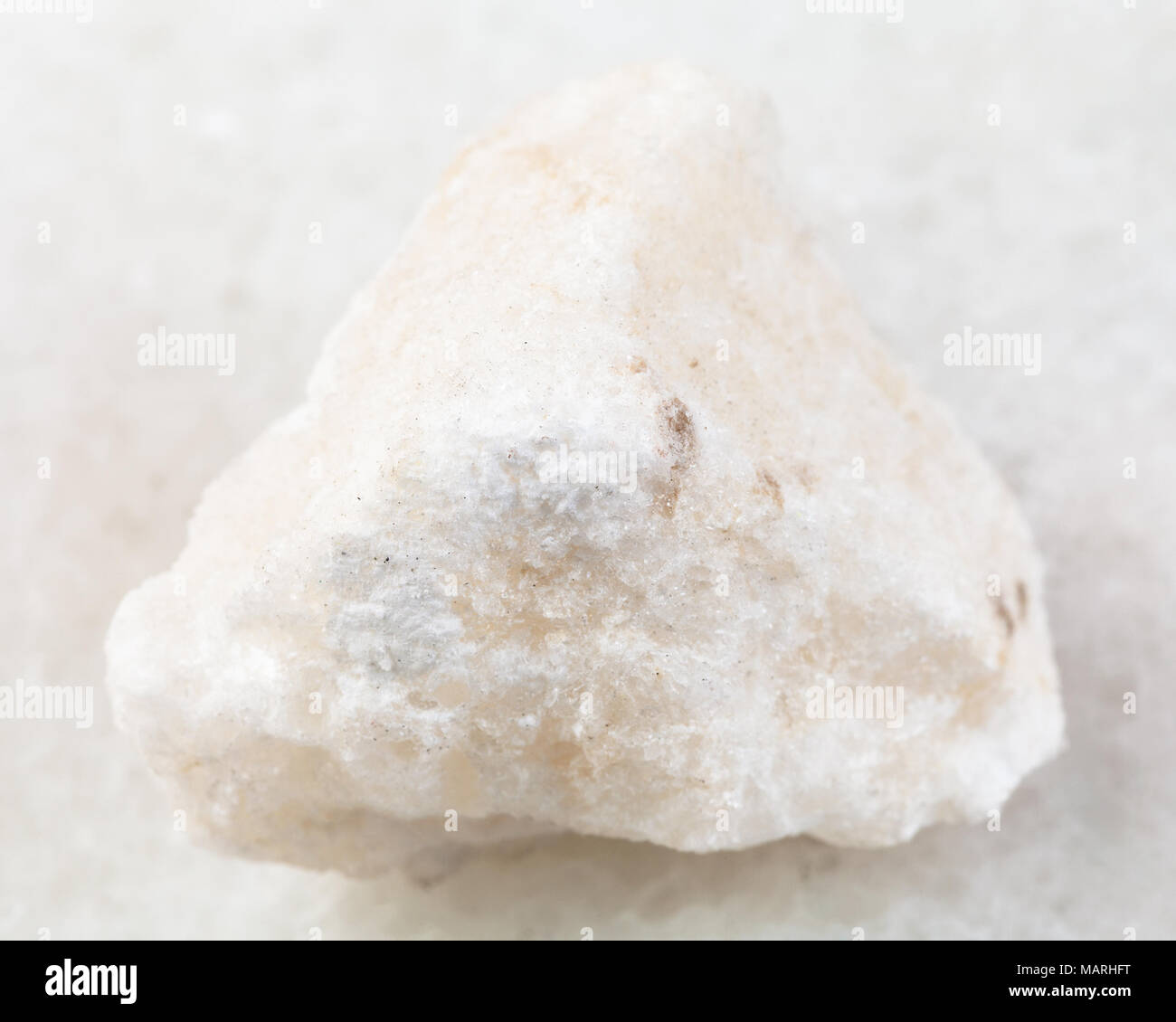 macro shooting of natural mineral rock specimen - raw anhydrite stone ...