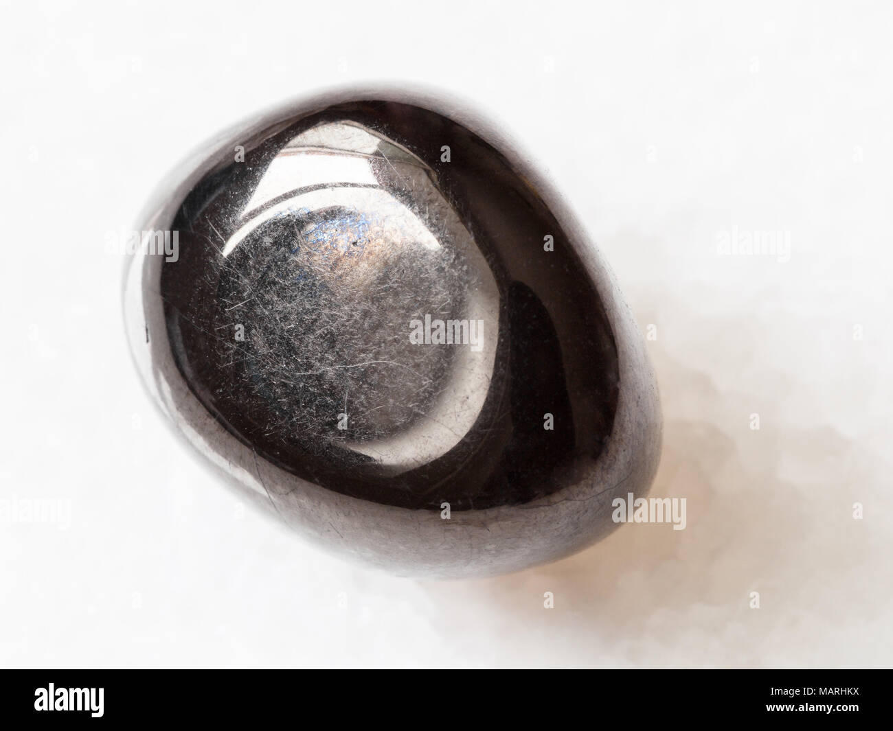 macro shooting of natural mineral rock specimen - Gagate (Jet) gemstone ...