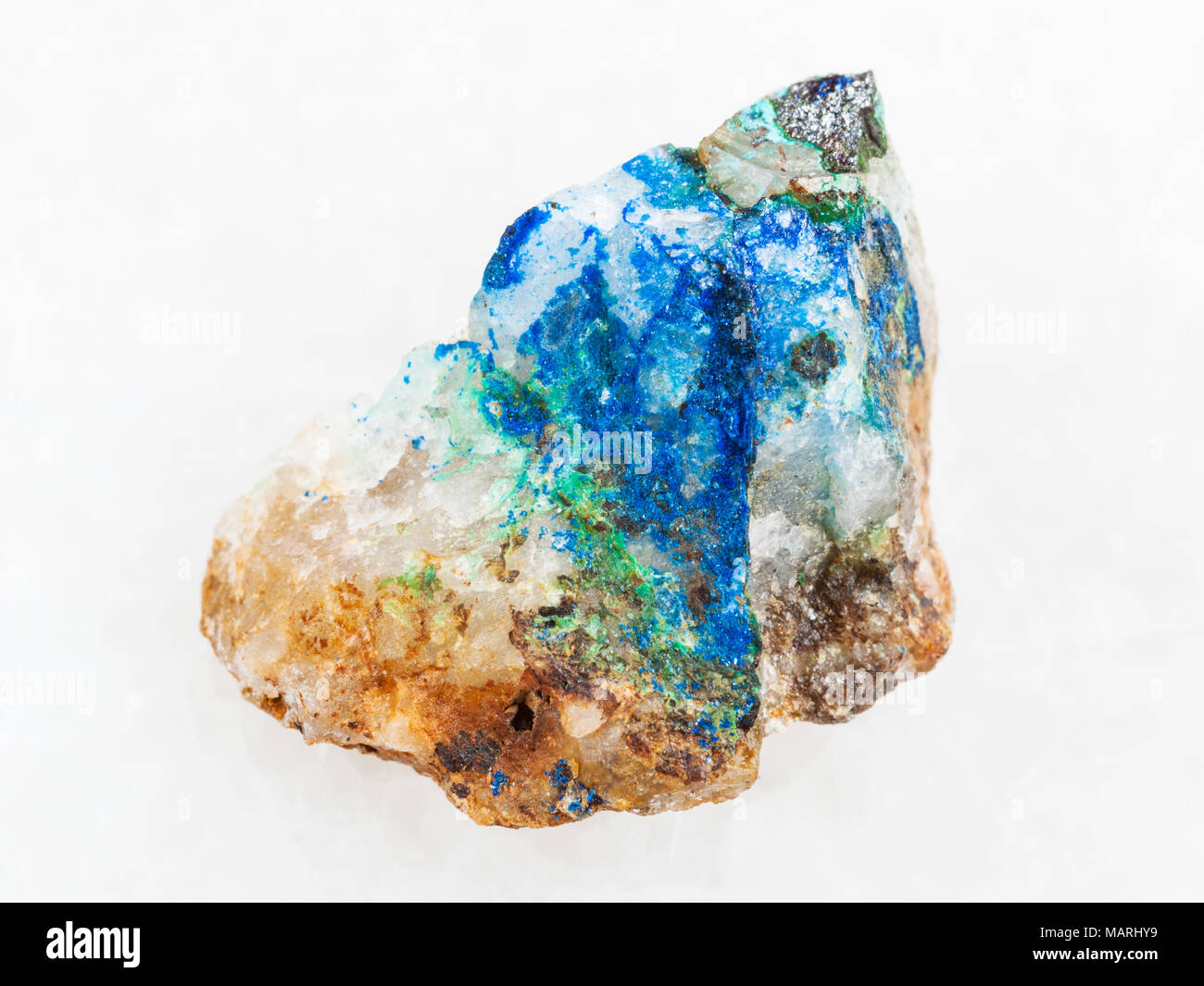macro shooting of natural mineral rock specimen - tennantite crystal ...