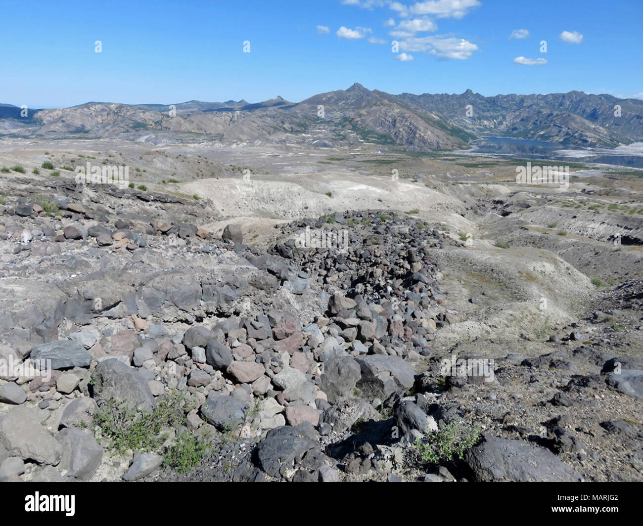 Truman Loowit Trail at Mt St Helens NM in Stock Photo - Alamy