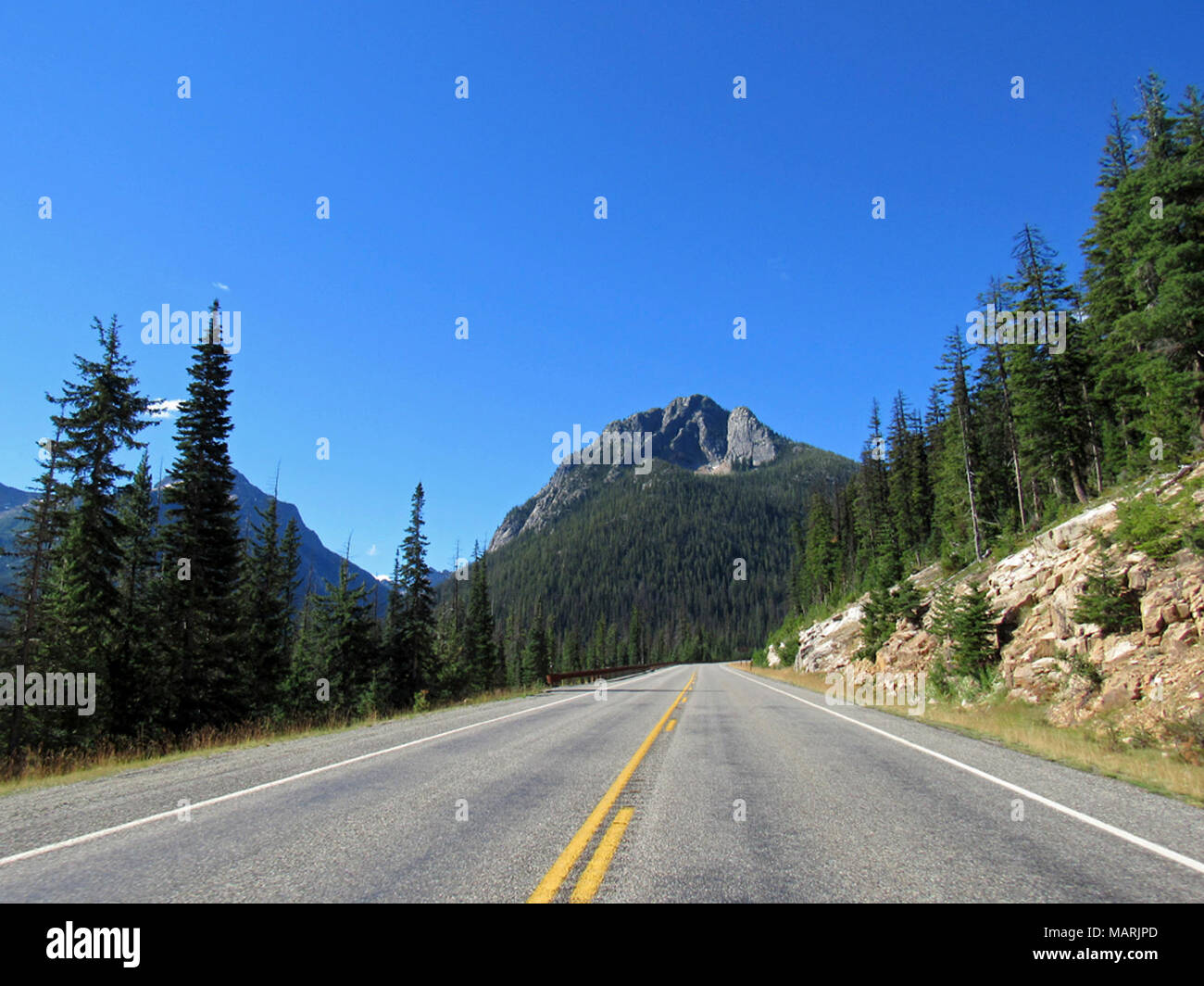 Highway 20 at North Cascades NP in WA Stock Photo - Alamy