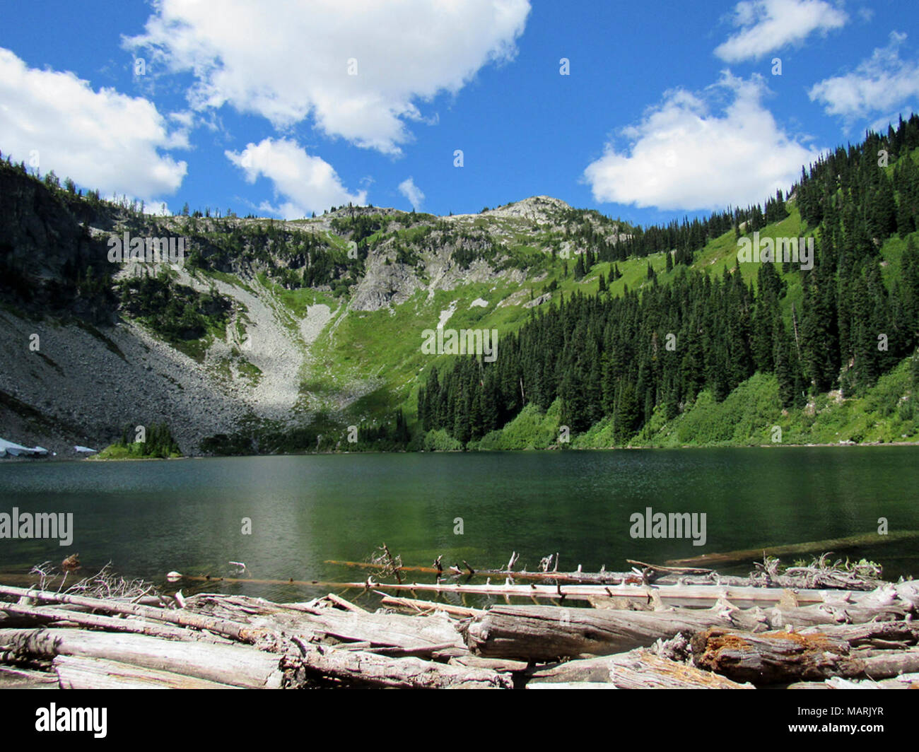 Lake Ann at North Cascades NP in WA Stock Photo - Alamy