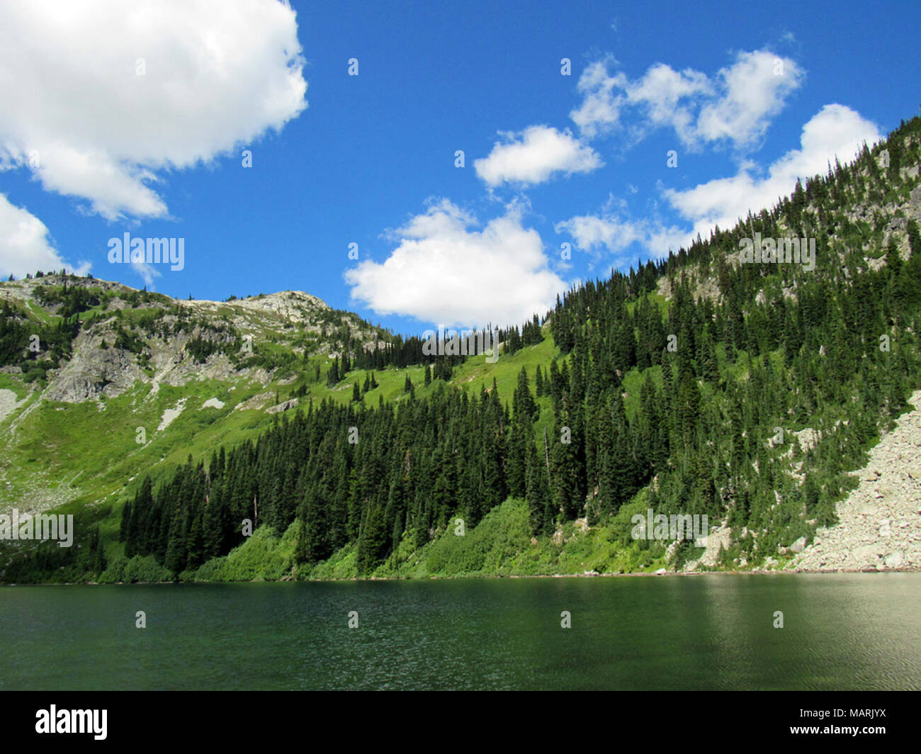 Lake Ann at North Cascades NP in WA Stock Photo - Alamy