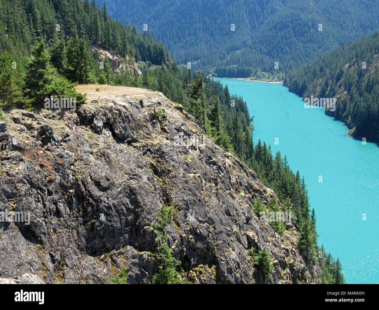 Diablo Lake at North Cascades NP in WA Stock Photo - Alamy