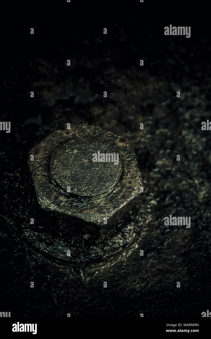 giant rusty nut and bolt Stock Photo - Alamy