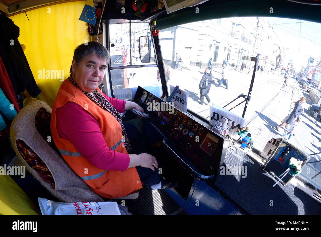 Female streetcar drivers hi-res stock photography and images - Alamy