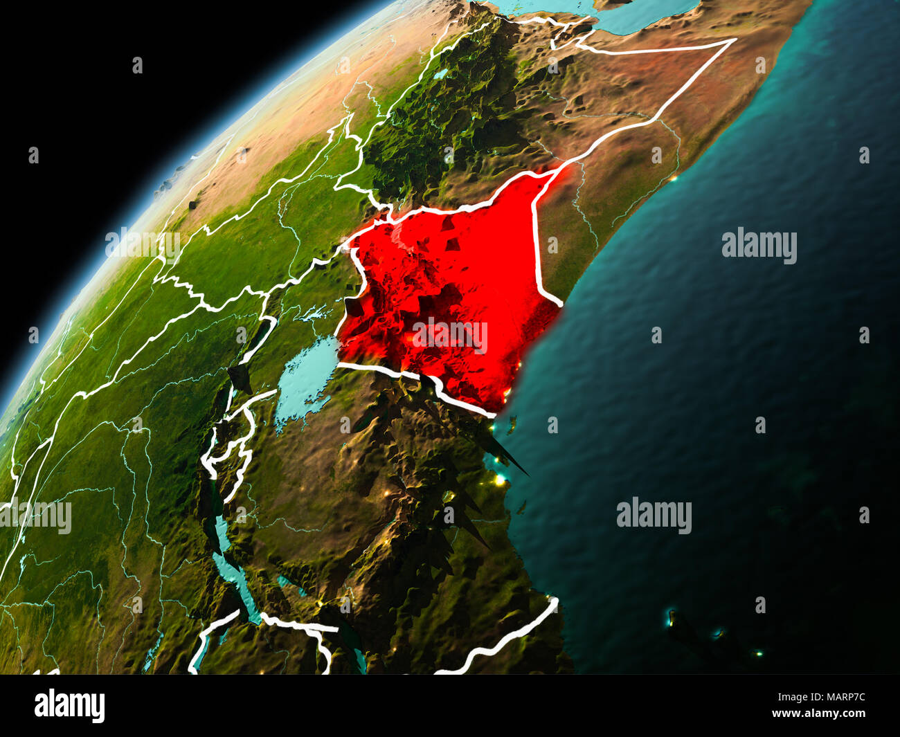 Kenyan border hi-res stock photography and images - Alamy