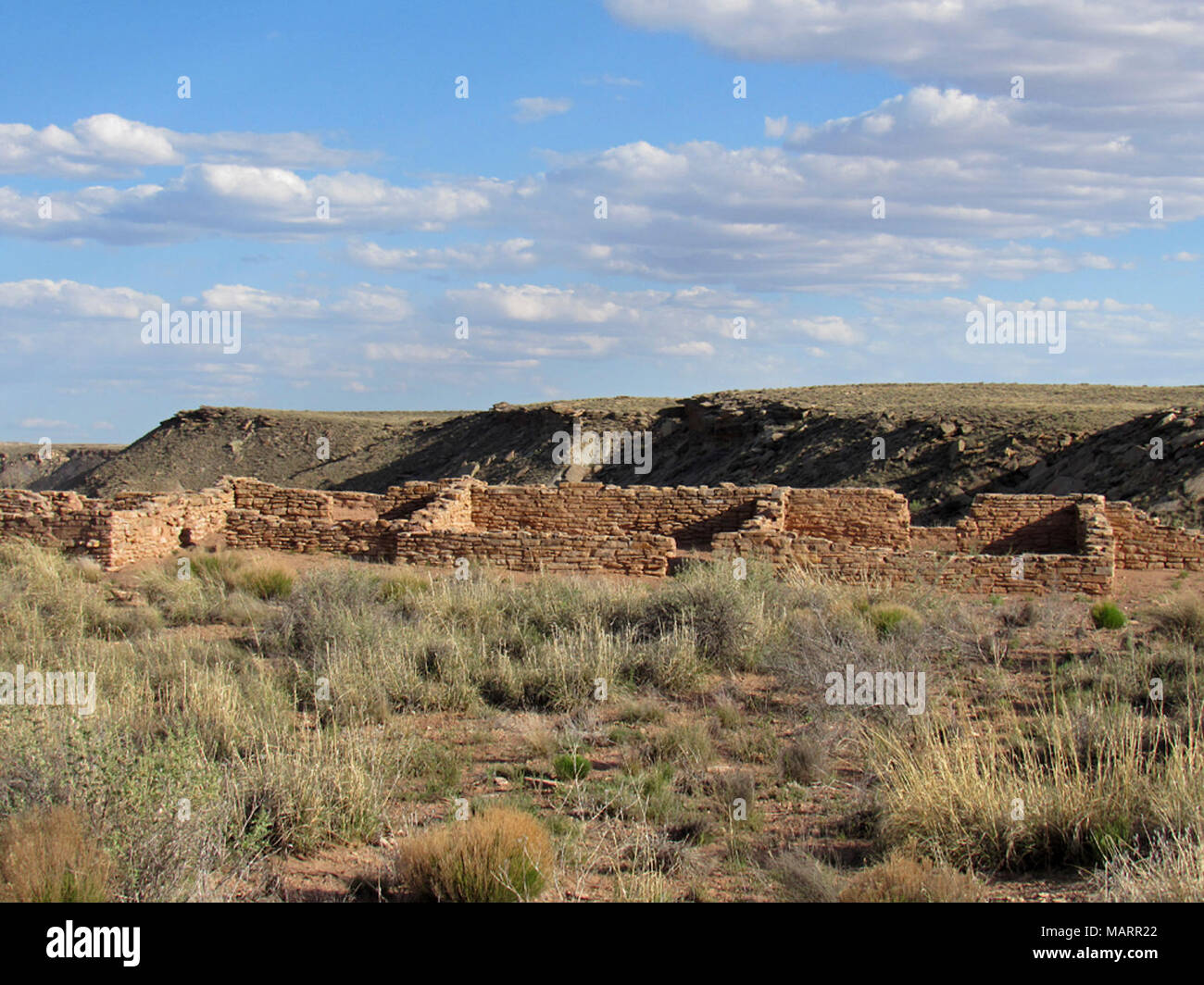 Puerco Pueblo at Petrified Forest NP in Arizona Stock Photo - Alamy
