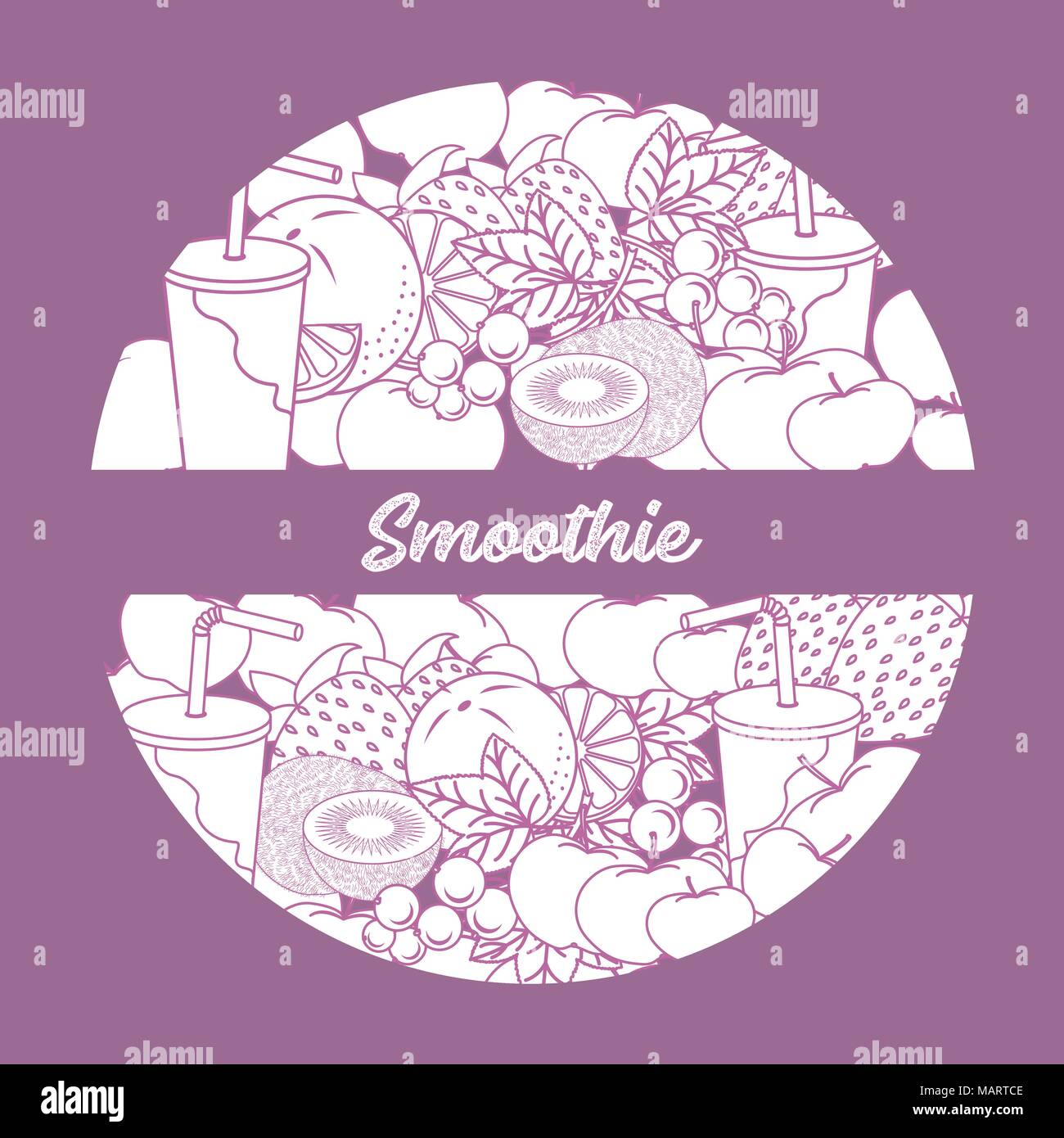 Smoothie and ingredients for making smoothie. Healthy eating habits ...