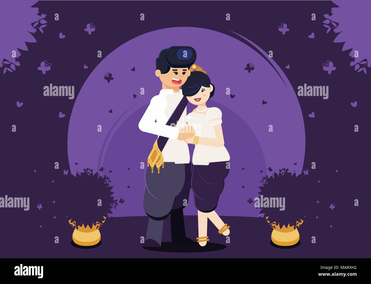 Khmer Wedding Stock Vector Images Alamy