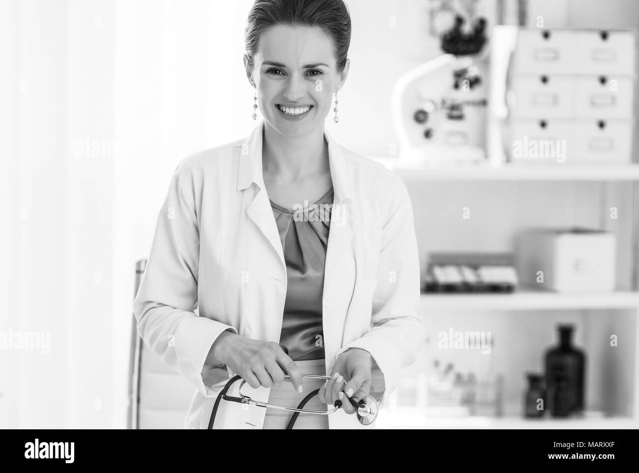 Office practice Black and White Stock Photos & Images - Alamy