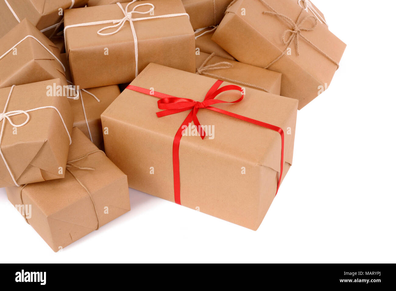 Parcel ribbon hi-res stock photography and images - Alamy