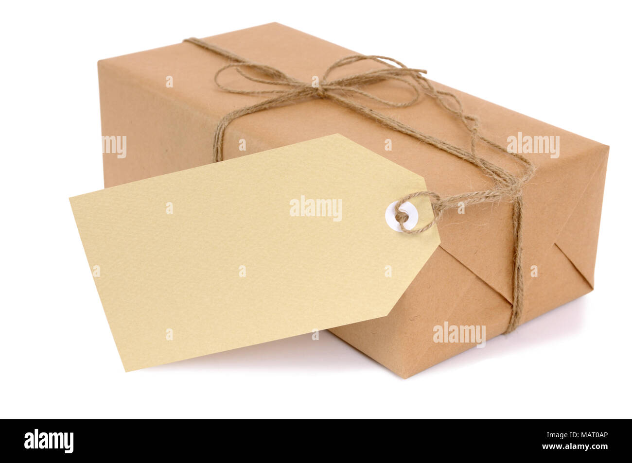 Wrapped package Cut Out Stock Images & Pictures - Alamy