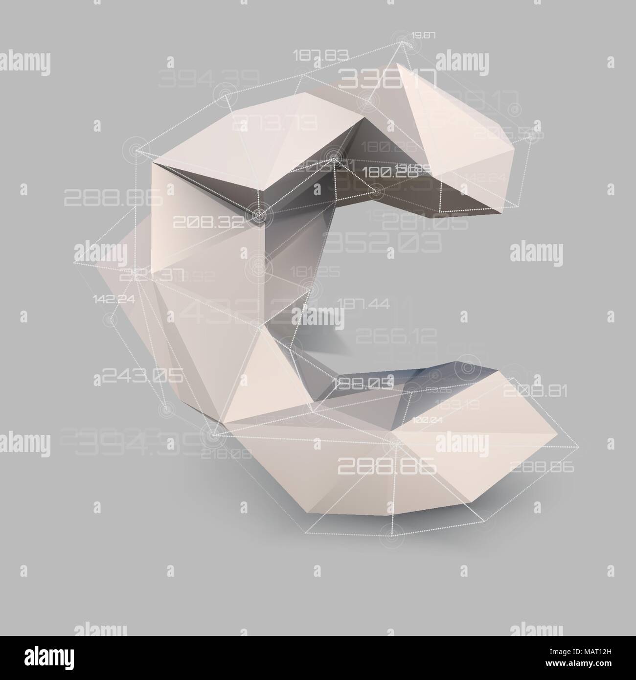 Capital latin letter A in low poly style Stock Vector Image & Art - Alamy