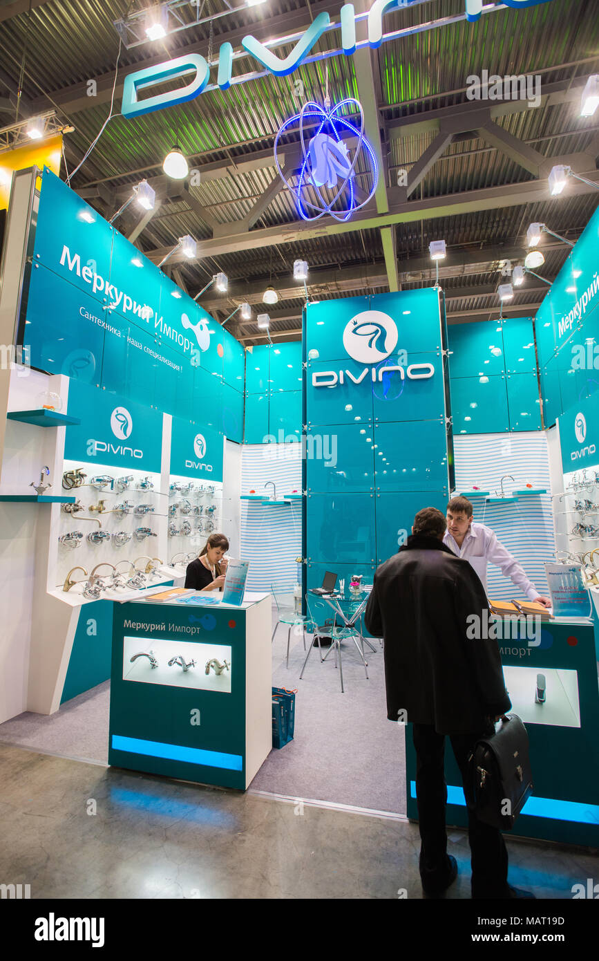Aqua-Therm Moscow 2014 Exhibition, 05-02-2014, Moscow, Russia Stock ...