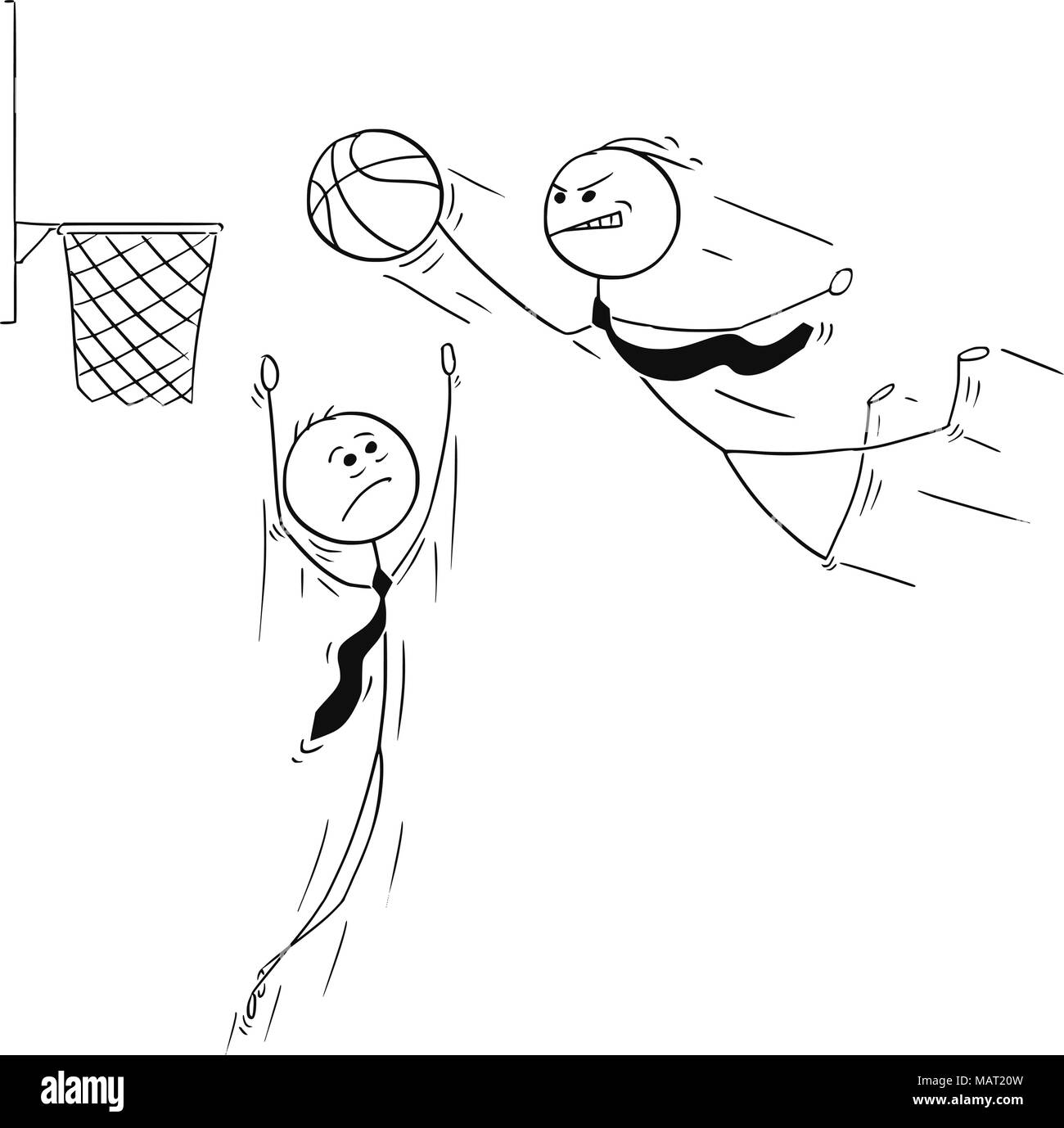 Cartoon man basketball hi-res stock photography and images - Alamy