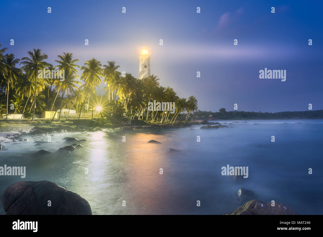 View of lighthouse Dondra Matara, Sri Lanka Stock Photo - Alamy