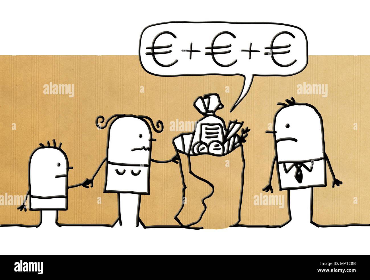 Cartoon with price hi-res stock photography and images - Alamy