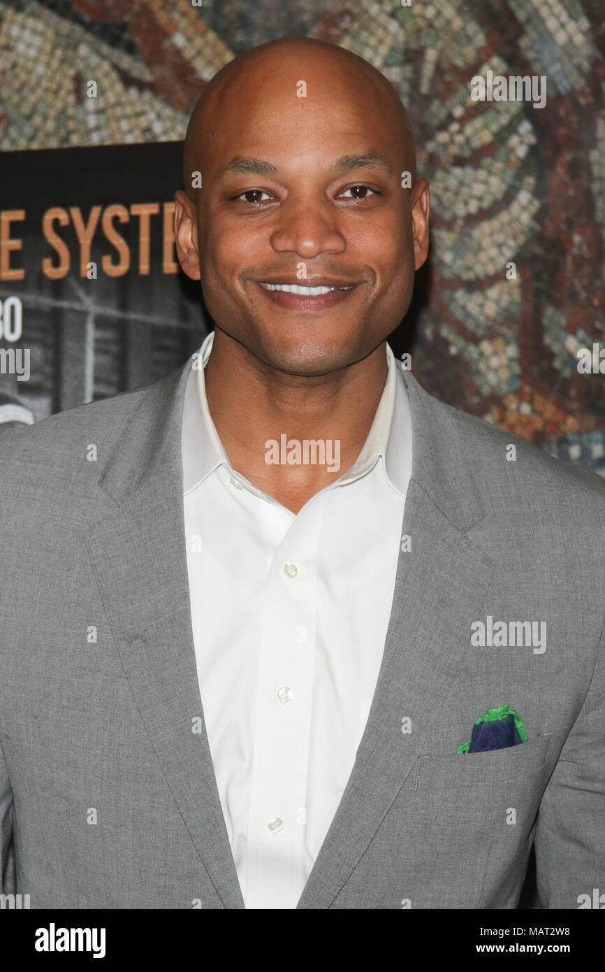 New York, NY, USA. 3rd Apr, 2018. Wes Moore at the premiere episode of ...