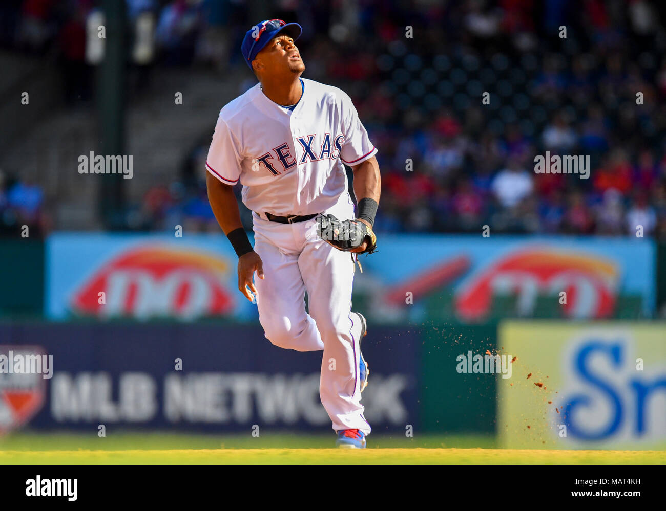 Mar 29, 2018: Texas Rangers third baseman Adrian Beltre #29 during an ...