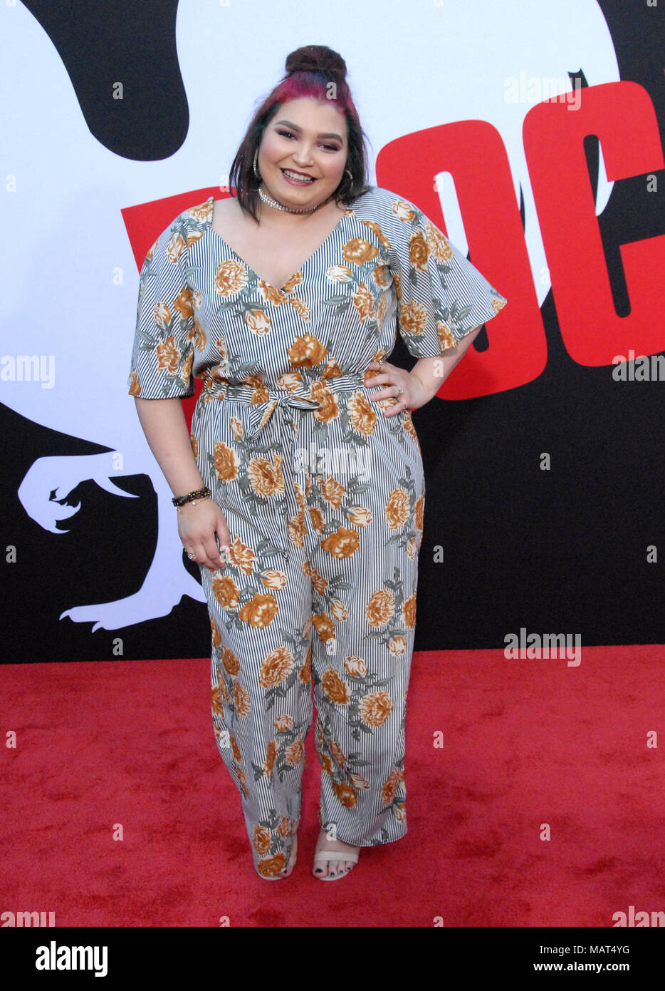 WESTWOOD, CA - APRIL 03: Actress Kiana Lyz RIvera attends the premiere ...