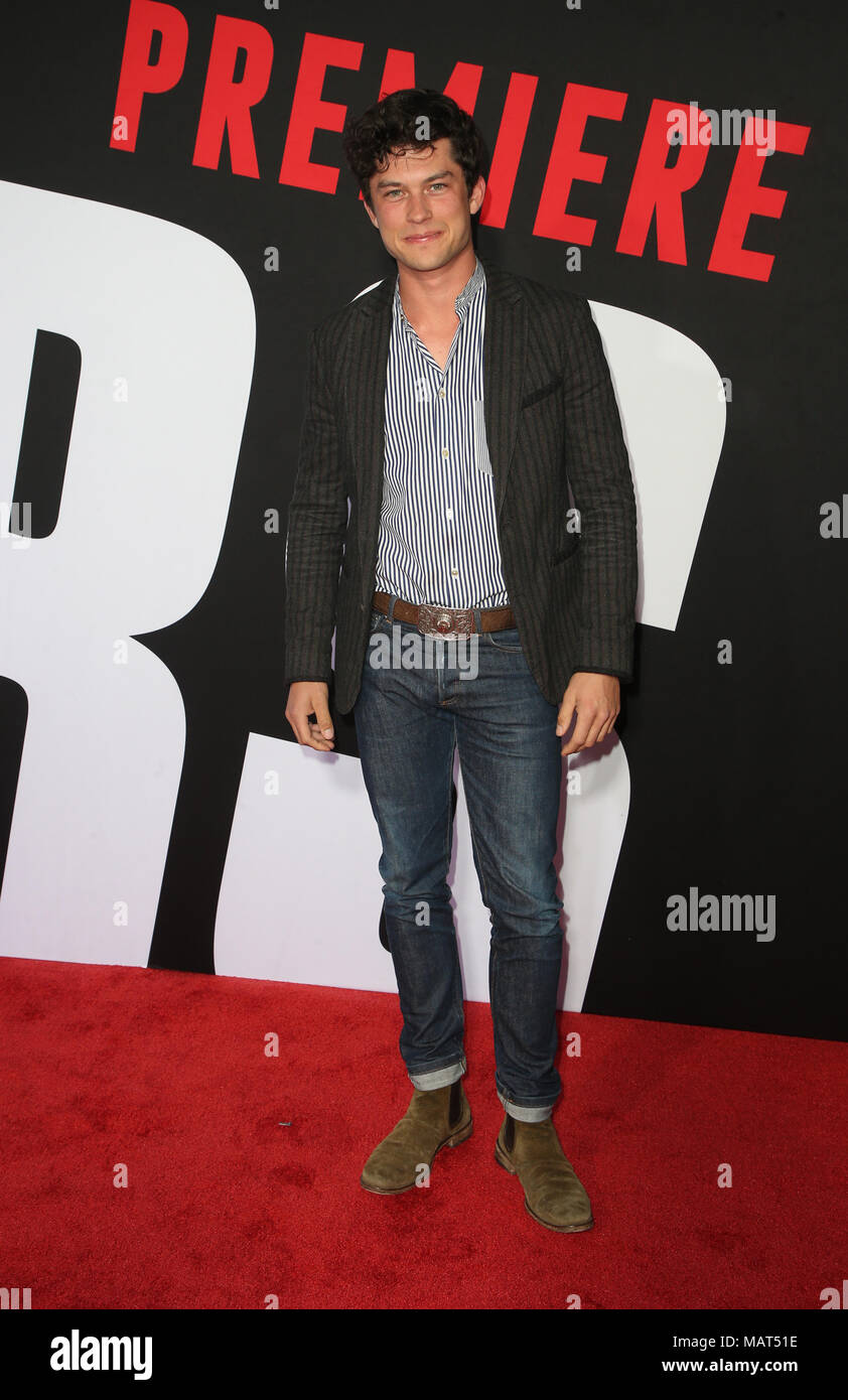 WESTWOOD, CA - APRIL 3: Graham Phillips, at the Premiere Of Universal ...
