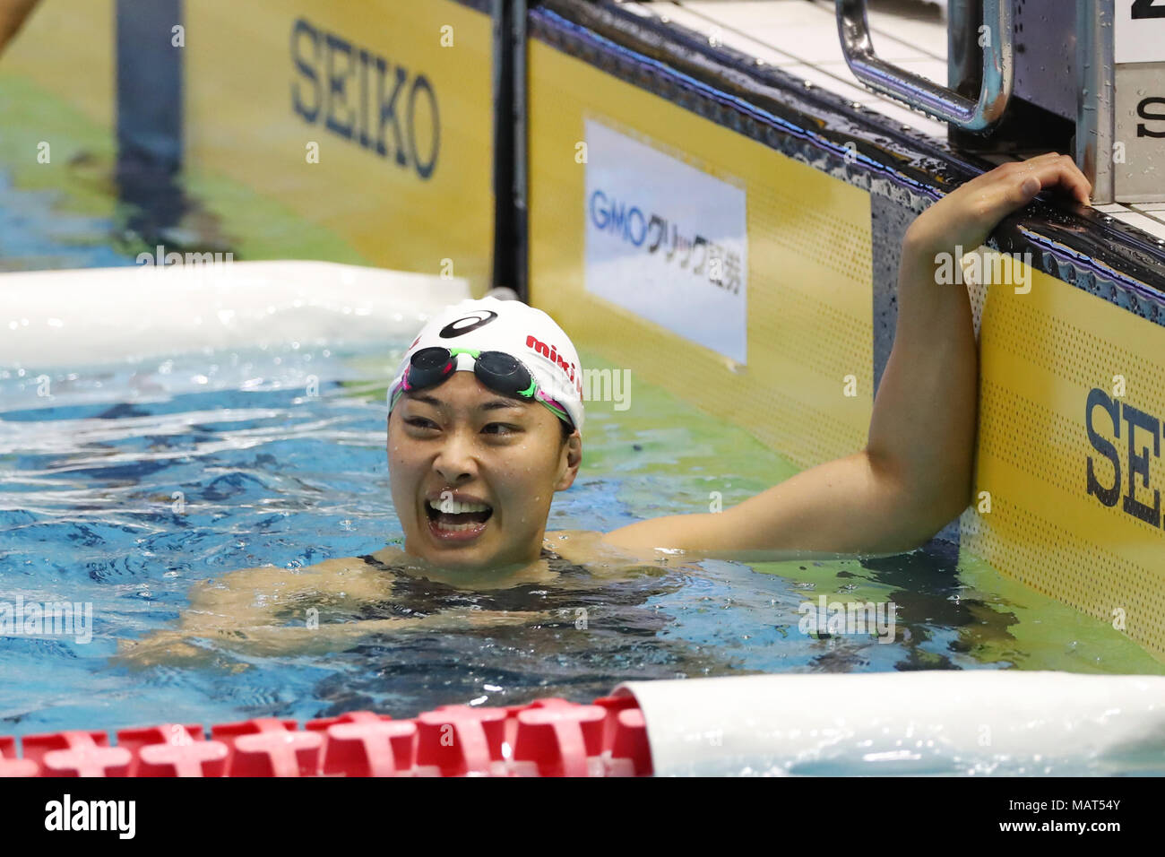 Tatsumi International Swimming Center, Tokyo, Japan. 3rd Apr, 2018. Satomi Suzuki, APRIL 3, 2018 ...