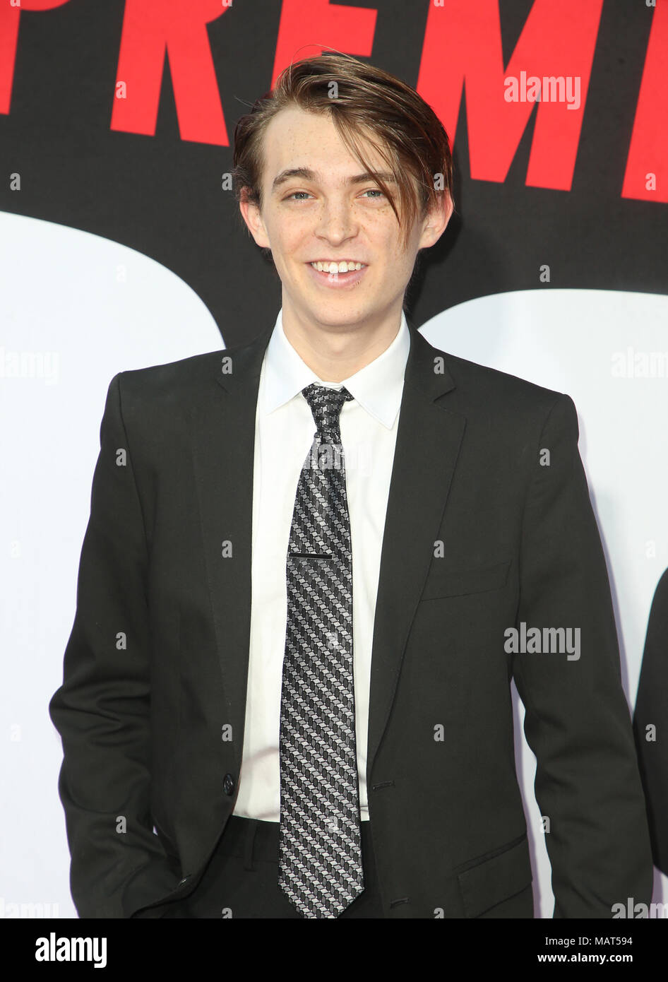 Westwood, Ca. 3rd Apr, 2018. Dylan Snyder, at the Premiere Of Universal ...
