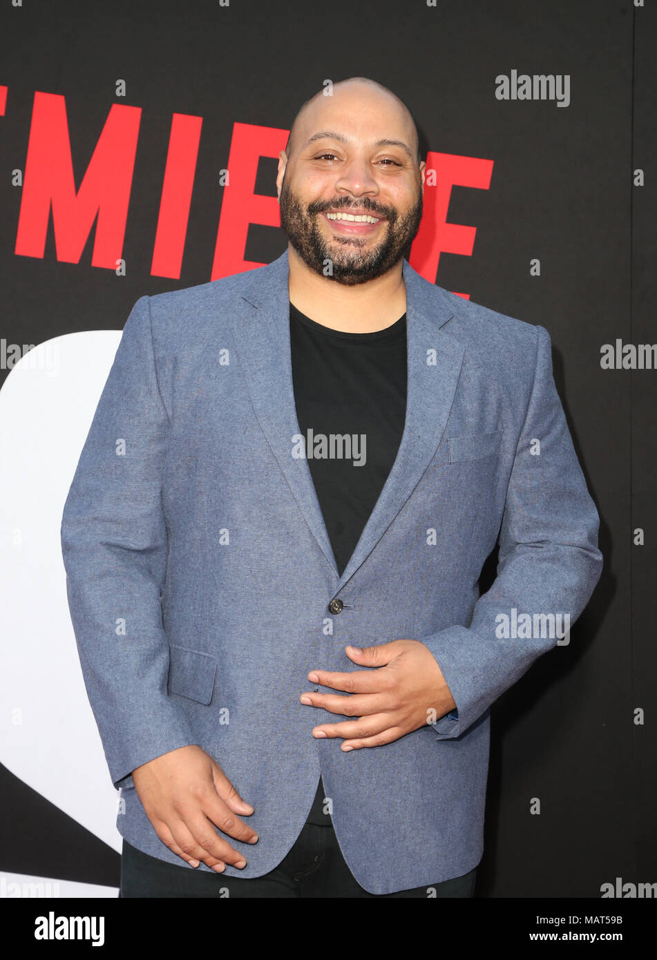 Westwood, Ca. 3rd Apr, 2018. Colton Dunn, at the Premiere Of Universal ...