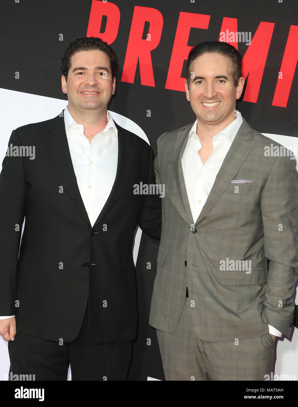 Westwood, Ca. 3rd Apr, 2018. Jon Hurwitz, Hayden Schlossberg, at the ...