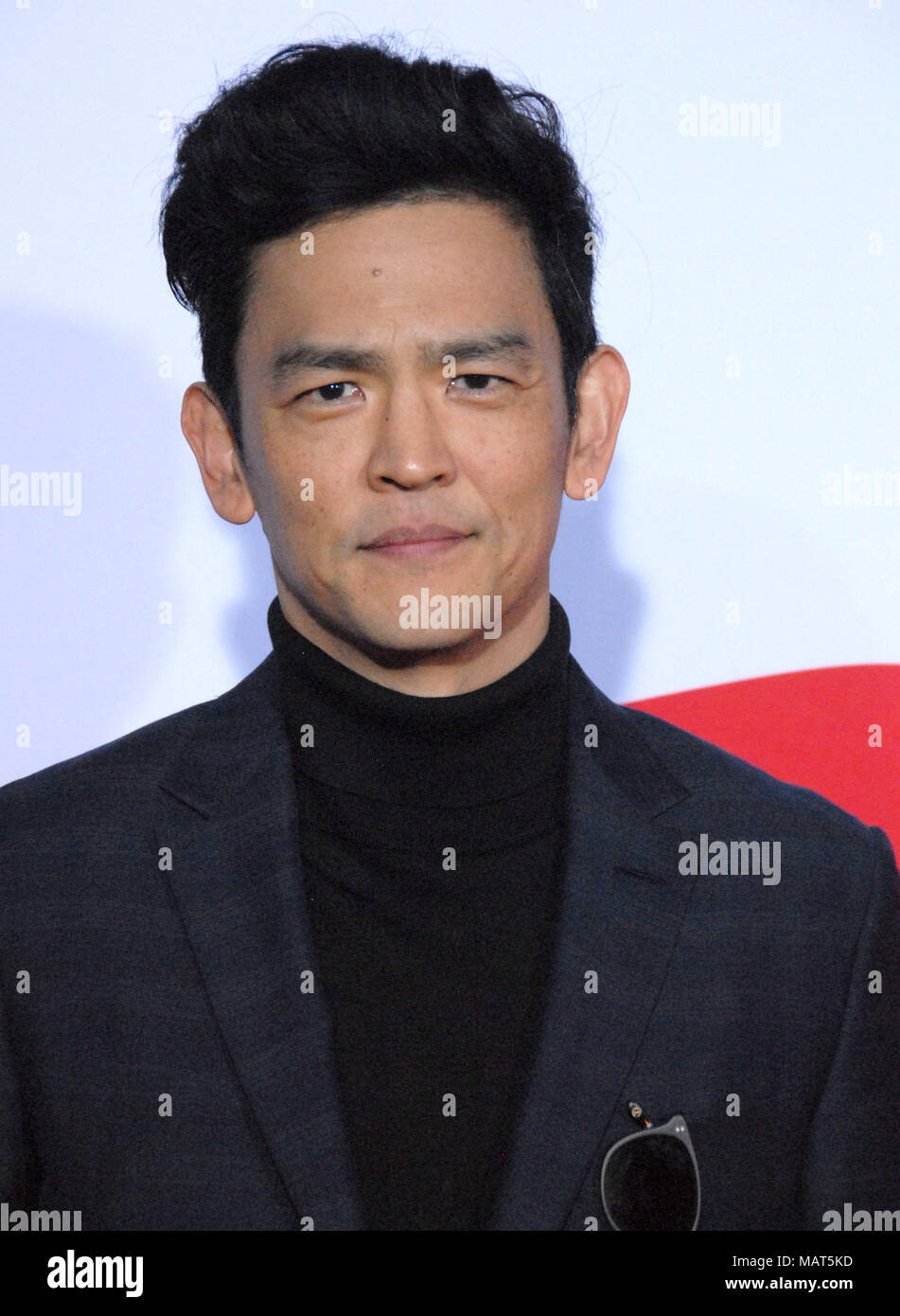 WESTWOOD, CA - APRIL 03: Actor John Cho attends the premiere of ...