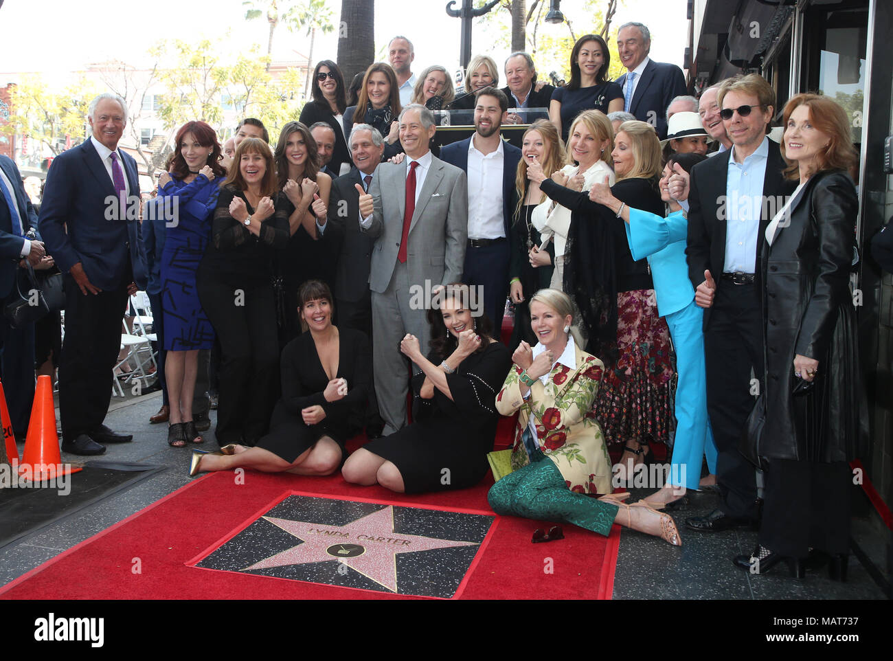 HOLLYWOOD, CA - APRIL 3: Lynda Carter, Patty Jenkins, Jessica Altma ...