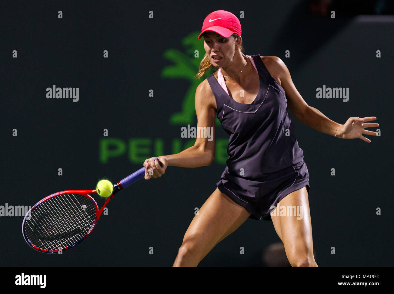 Key Biscayne, Florida, USA. 29th Mar, 2018. Danielle Collins of the ...