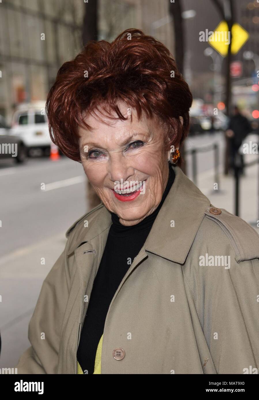 New York, NY, USA. 3rd Apr, 2018. Marion Ross, seen at the Today Show ...