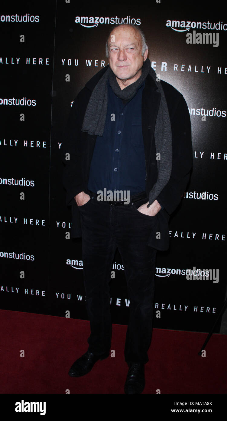 NEW YORK, NY April 03, 2018: John Doman attendAmazonstudios present a ...