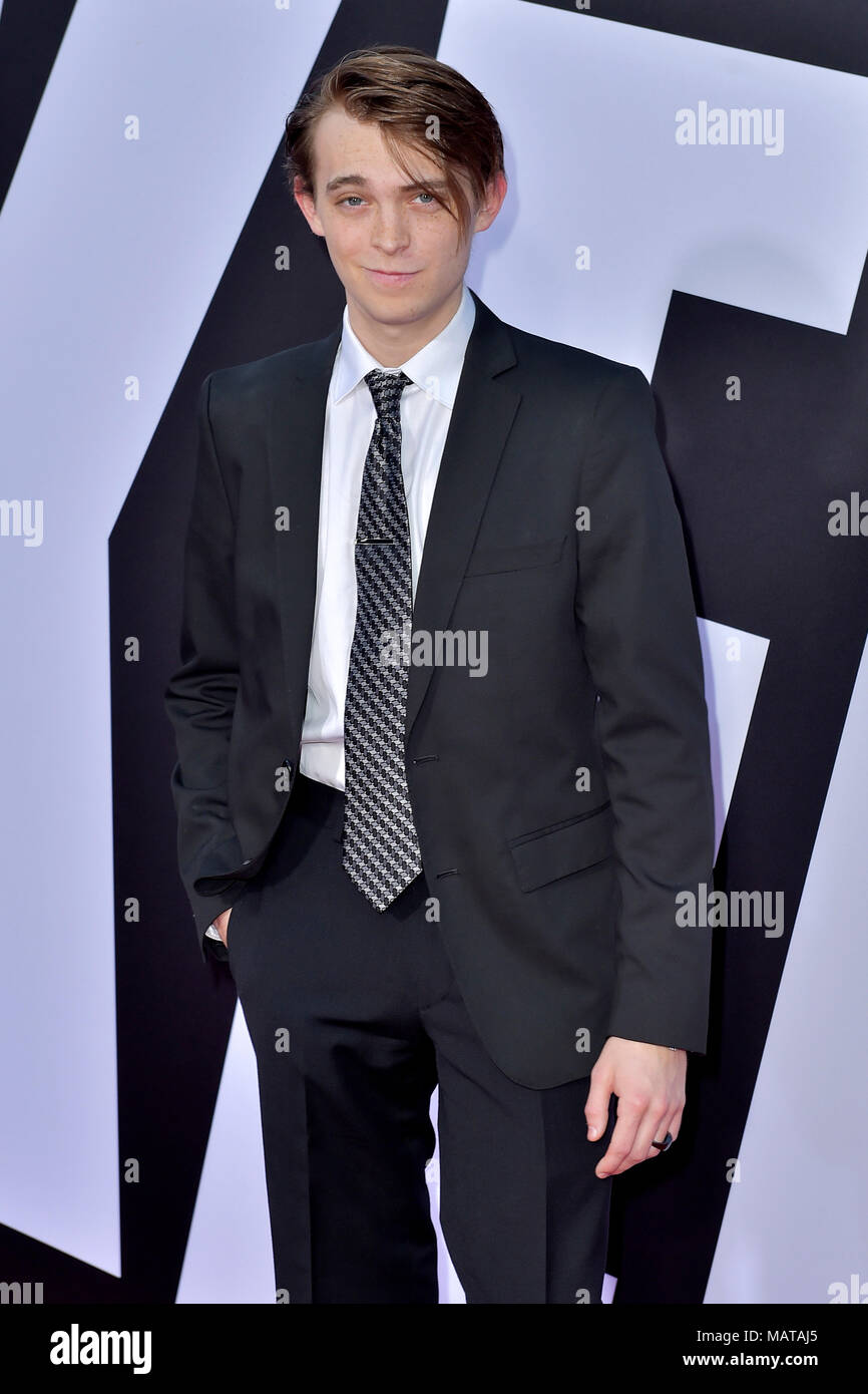 Dylan Riley Snyder attending the 'Blockers' premiere at Regency Village ...