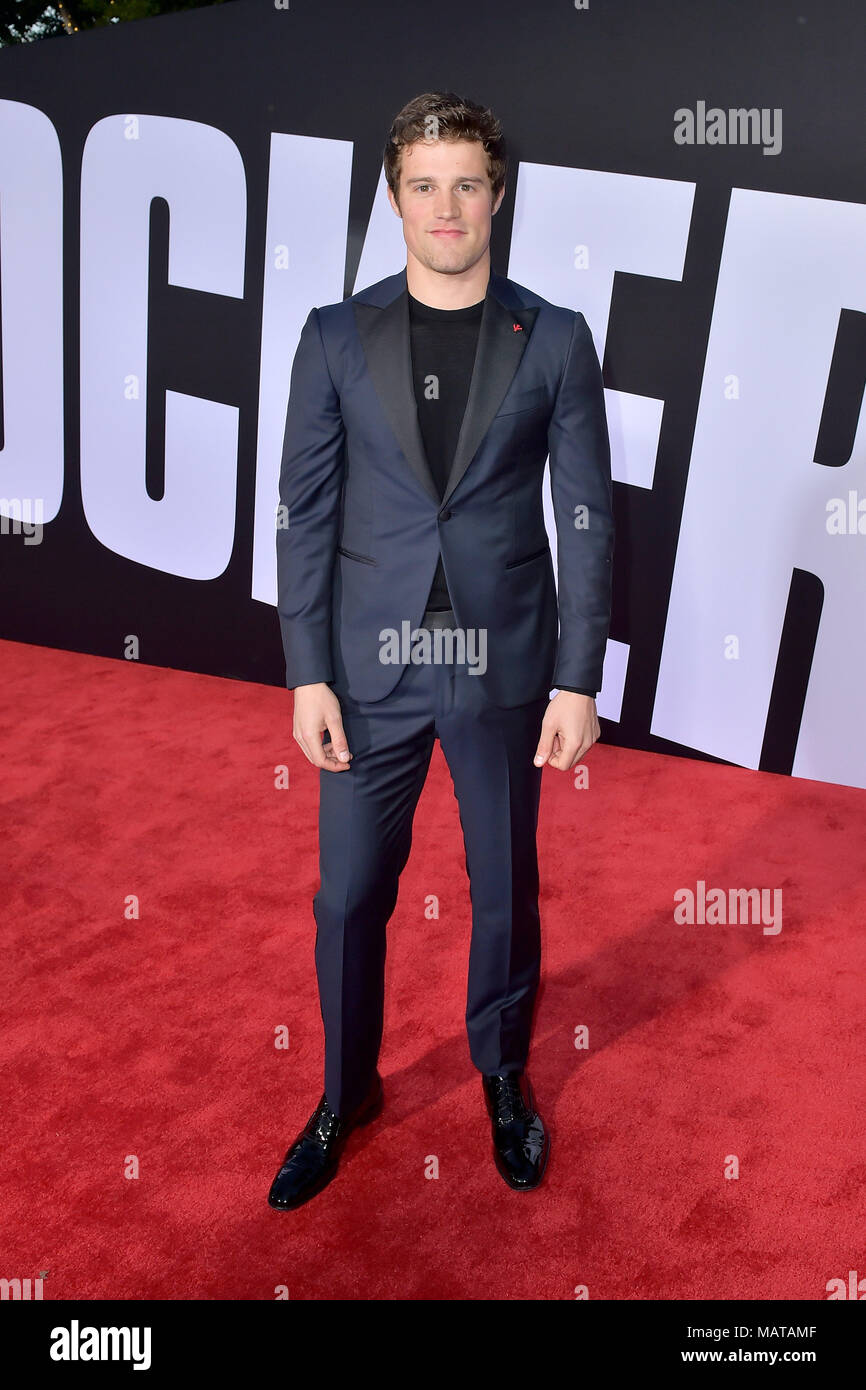 Jake Picking attending the 'Blockers' premiere at Regency Village ...