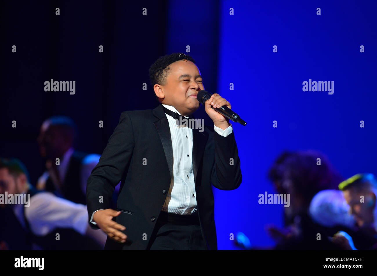 Miami, FL, USA. 03rd Apr, 2018. Sebastian Maynard-Palmer perform during ...