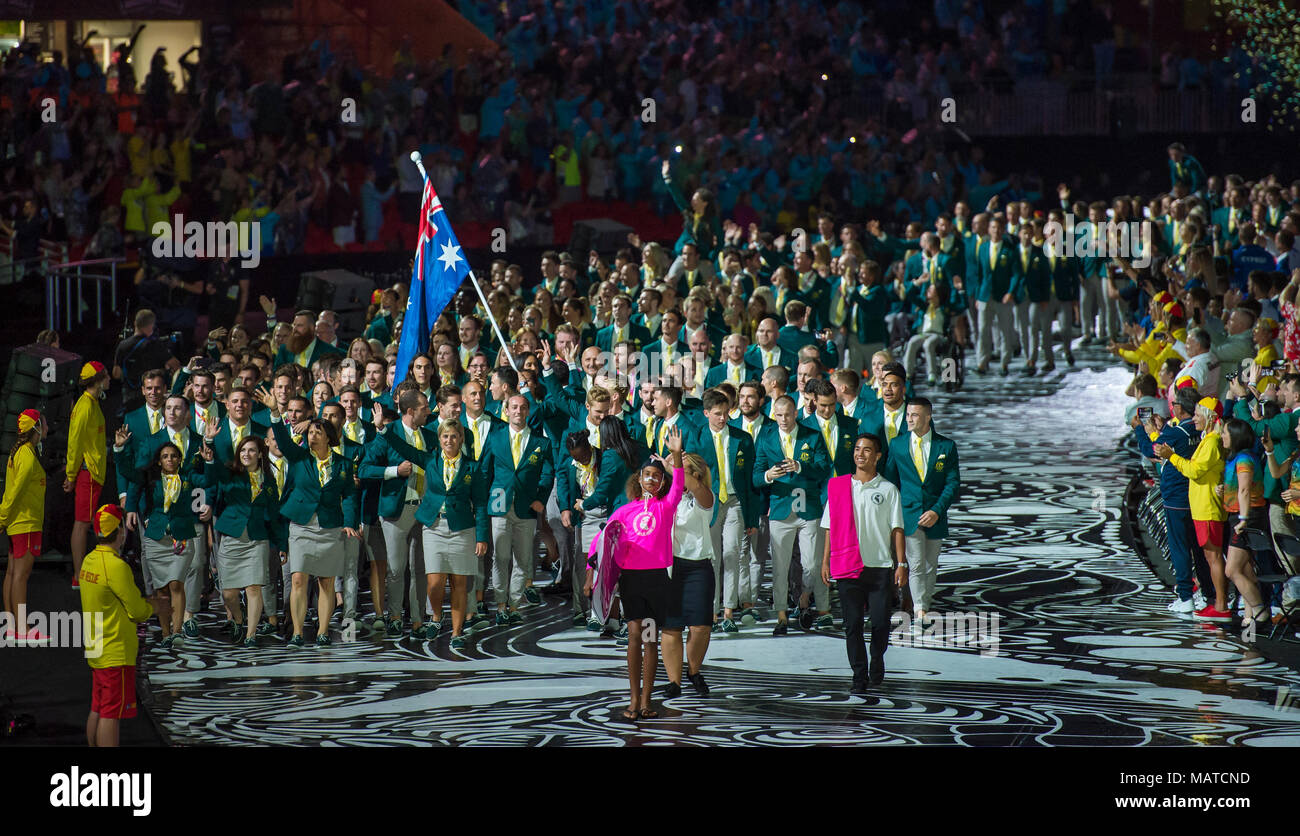 2018 gold coast commonwealth games during hi-res stock photography and ...
