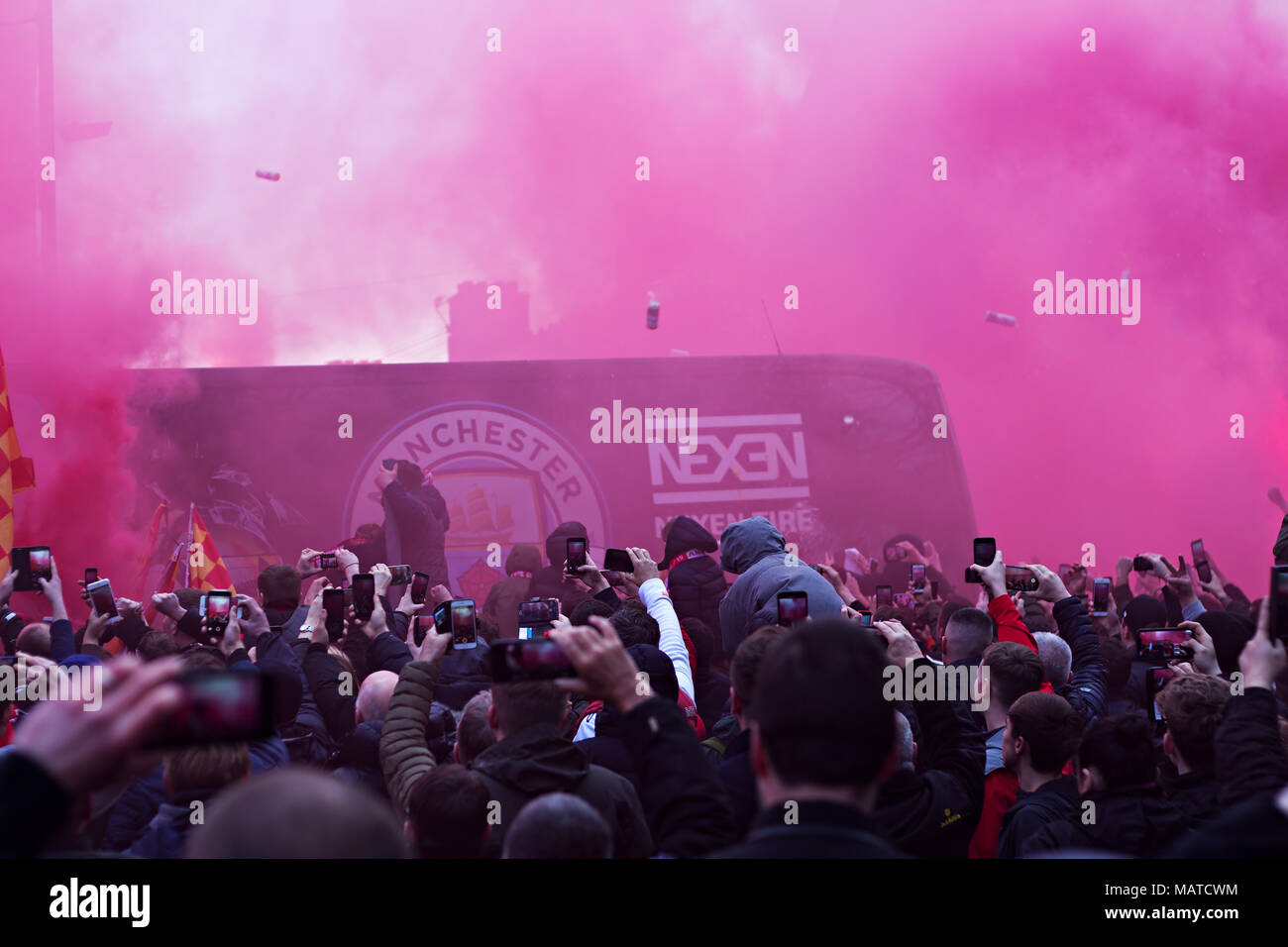 Man city champions league 2018 hi-res stock photography and images - Alamy
