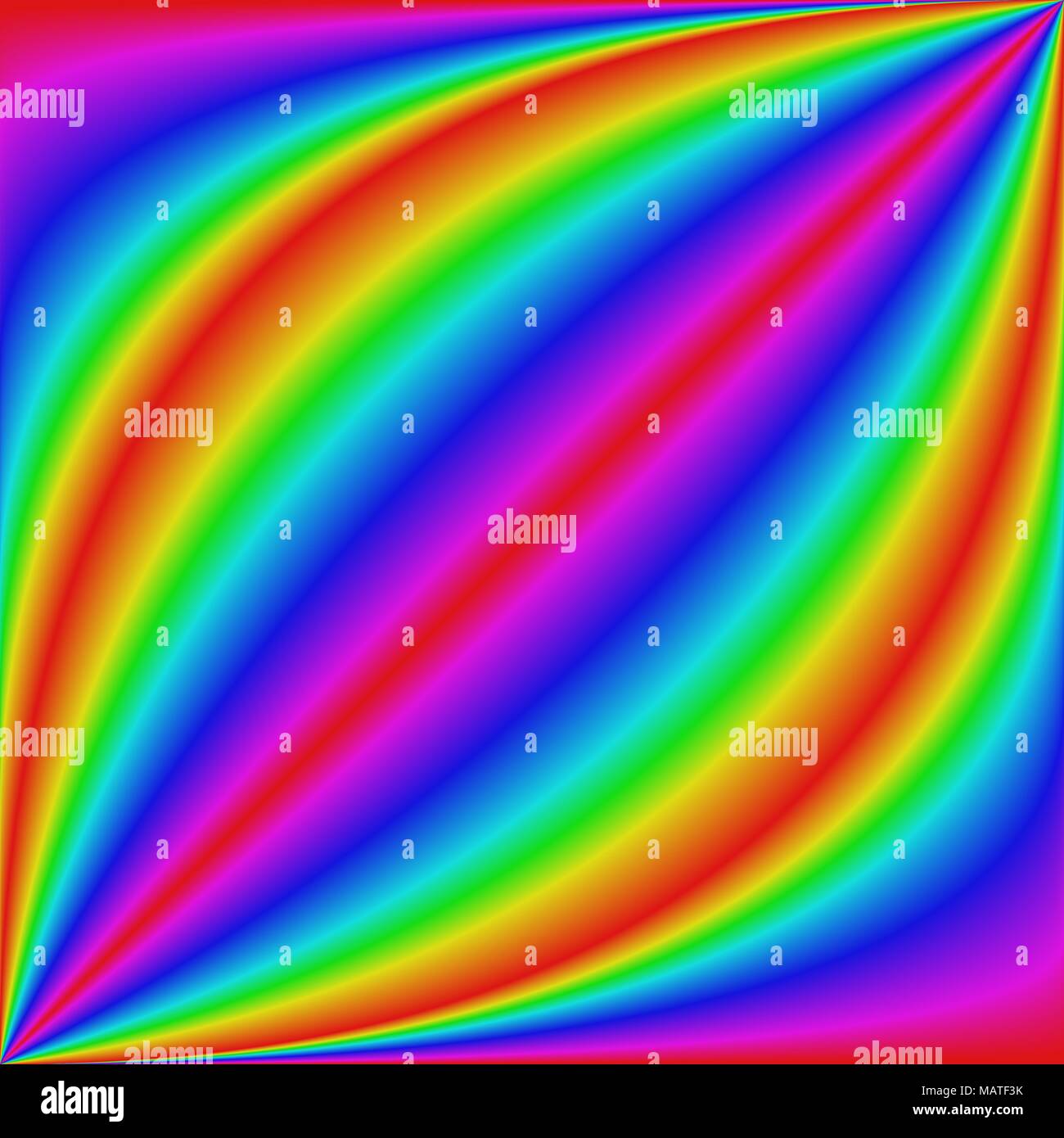 Smooth gradient rainbow curved background Stock Vector Image & Art - Alamy