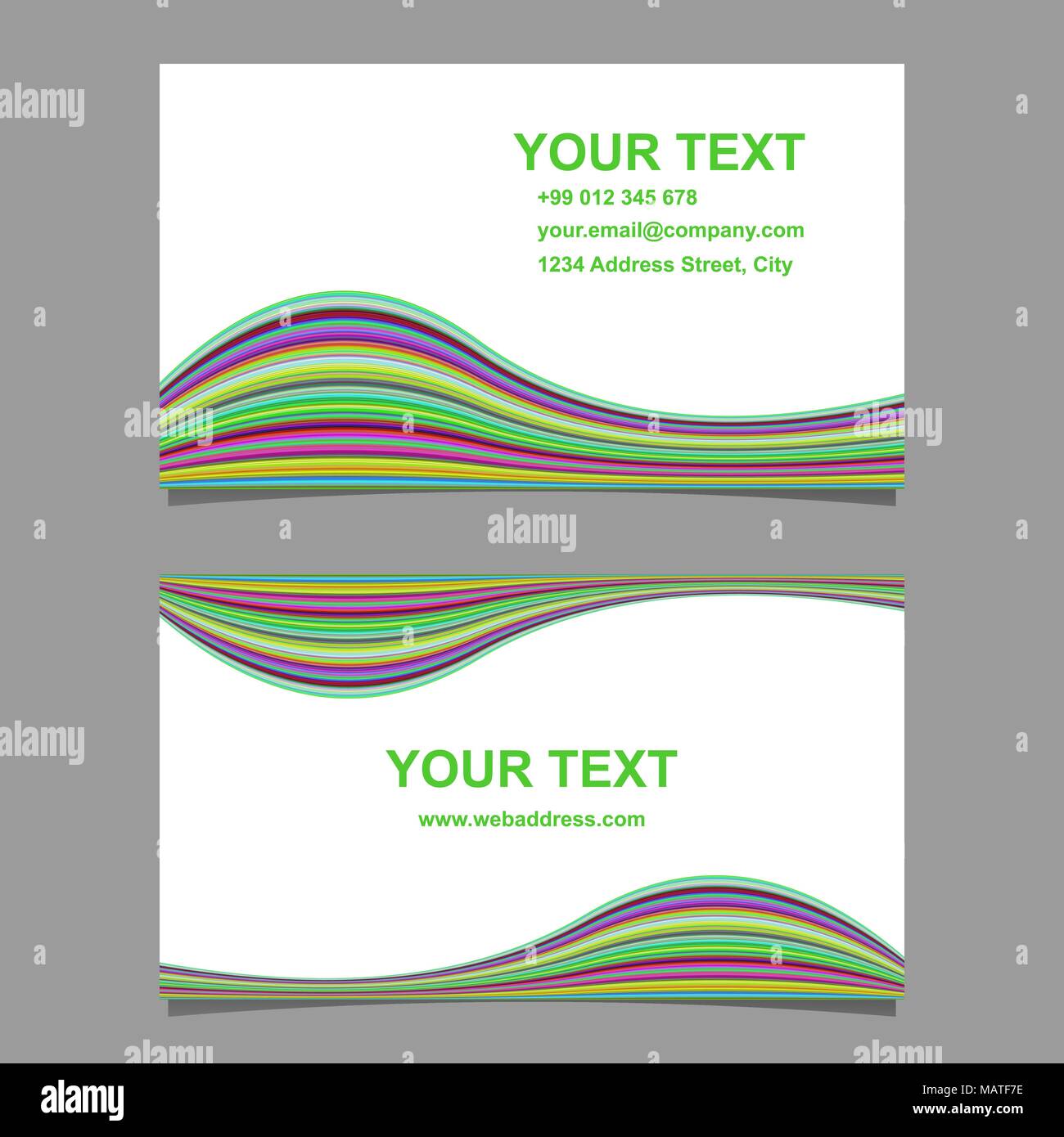 Mockup business card corporate Stock Vector Images - Alamy