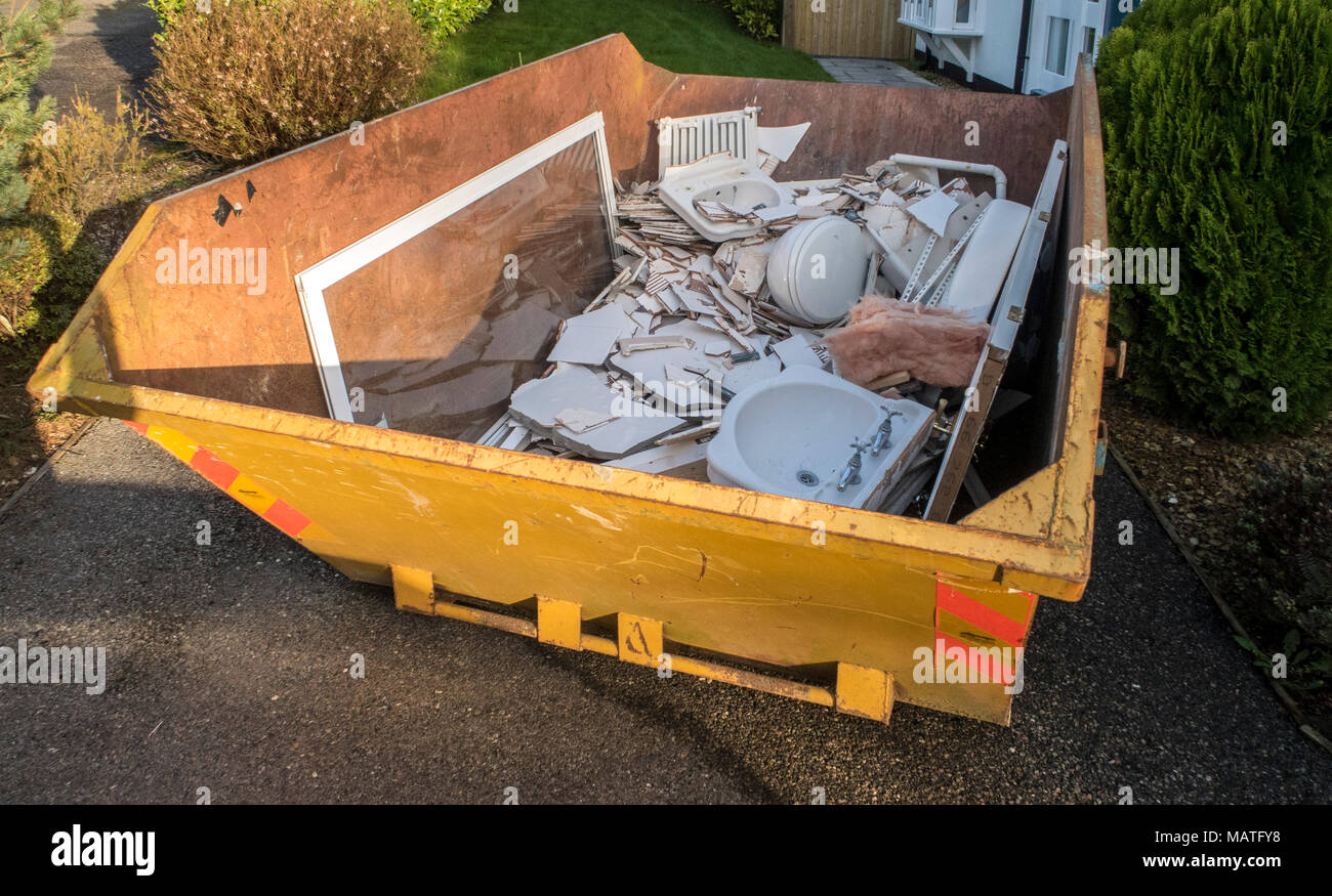 Rubbish Skip High Resolution Stock Photography and Images - Alamy
