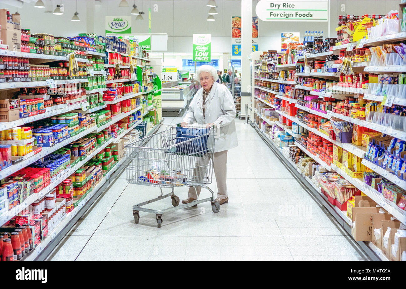 Inside the Asda store at Brighton Marina Stock Photo - Alamy