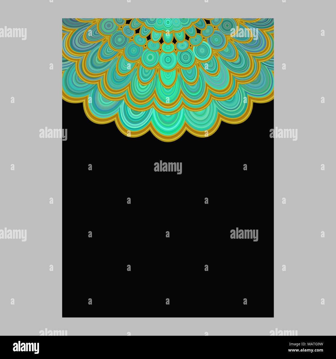 Colorful abstract flower mandala page background Stock Vector Image ...