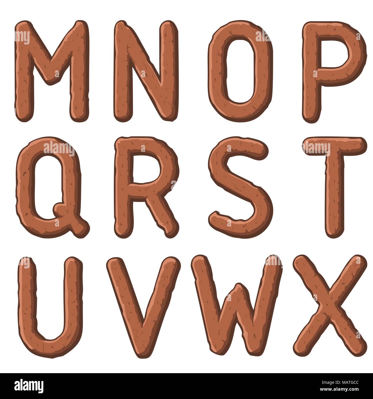 Stone letters numbers Cut Out Stock Images & Pictures - Alamy