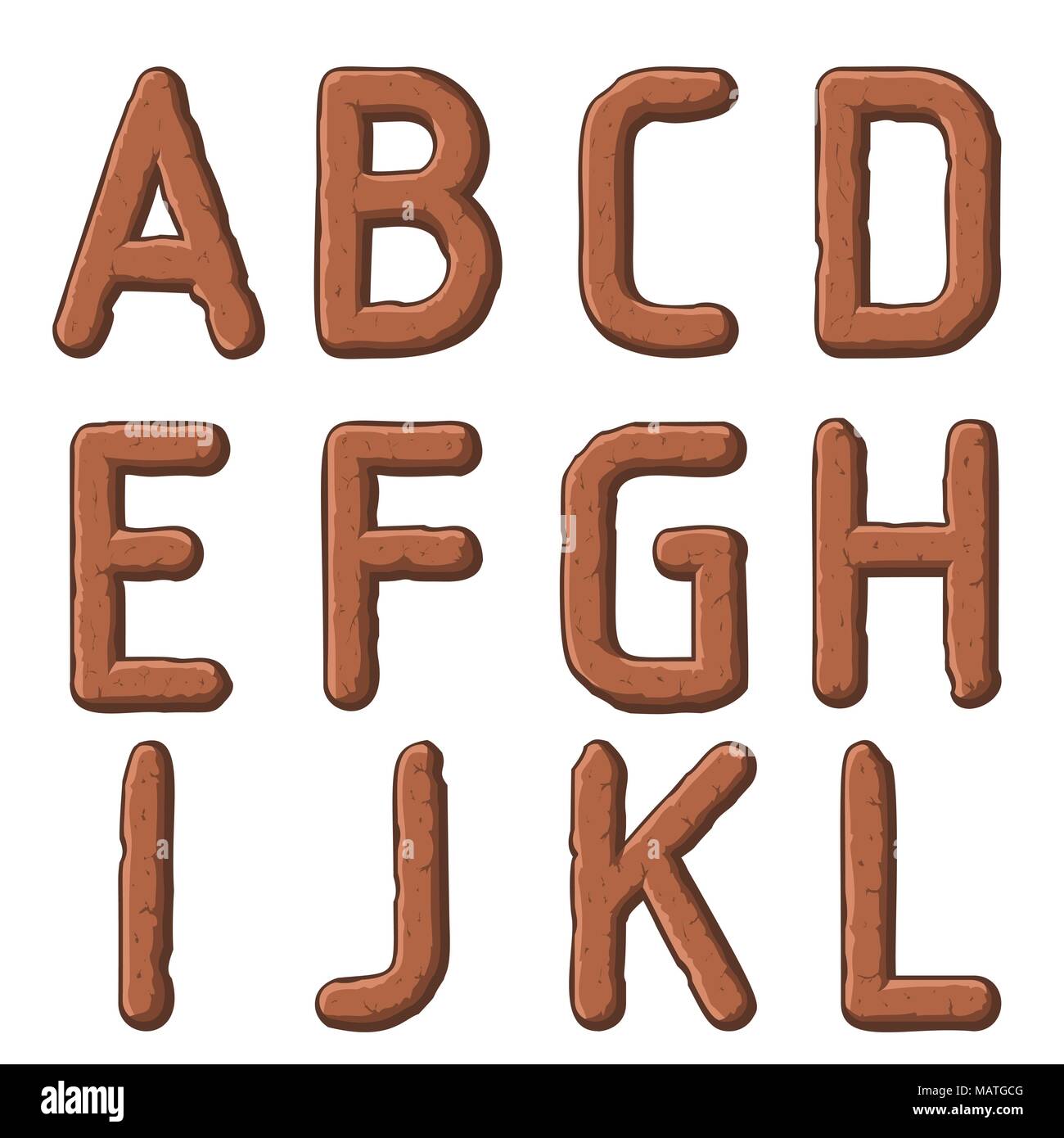 earth carved letters Stock Vector Image & Art - Alamy